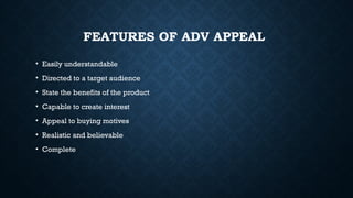 MODULE 2.pptx advertising message and advertising appeals | PPTX