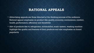 MODULE 2.pptx advertising message and advertising appeals | PPTX