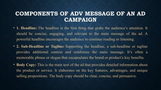 MODULE 2.pptx advertising message and advertising appeals | PPTX