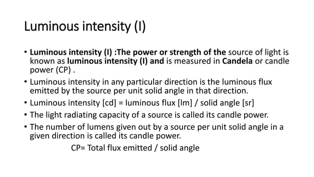 Module 2- illumination engineering illuminance | PDF | Physics | Science