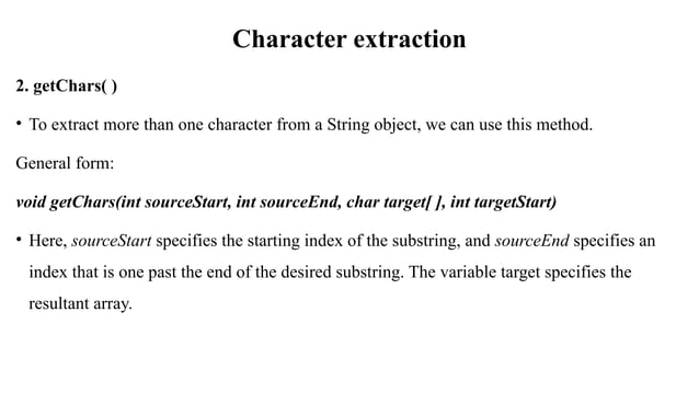 String In Java String Constructors And Operations Ppt 8879