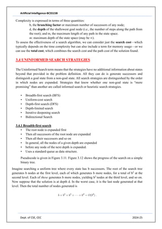 BCS515B Module1 vtu notes : Artificial Intelligence Module 2.pdf