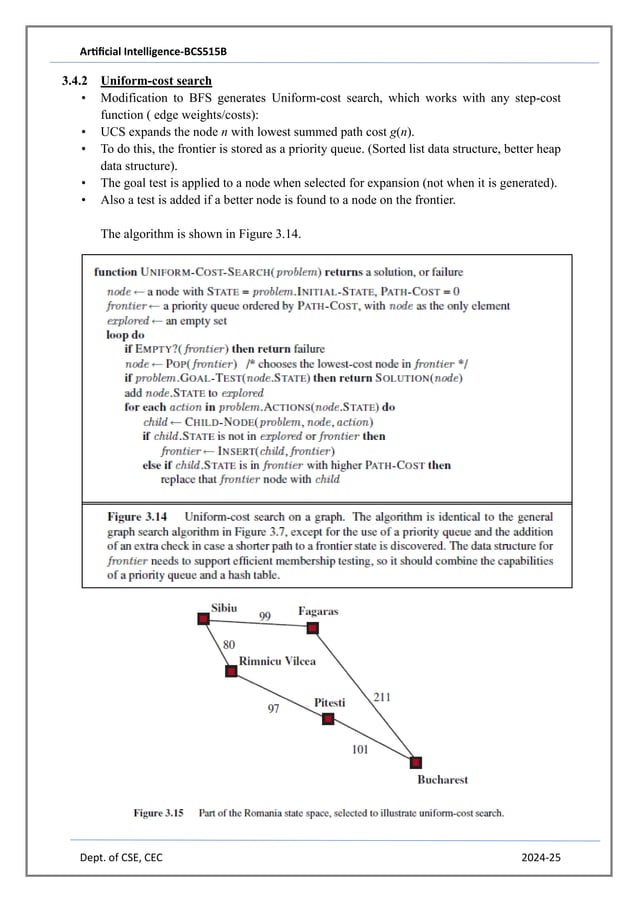 BCS515B Module1 vtu notes : Artificial Intelligence Module 2.pdf