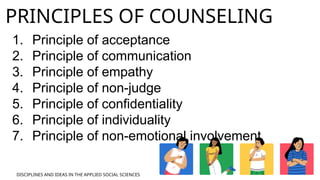 The Dicipline of Counseling MODULE 2 DIASS.pptx | Mental Health ...