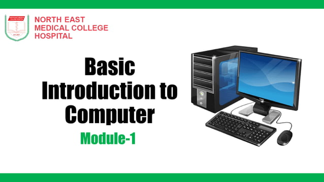 basic introduction to computer and its parts | PPTX