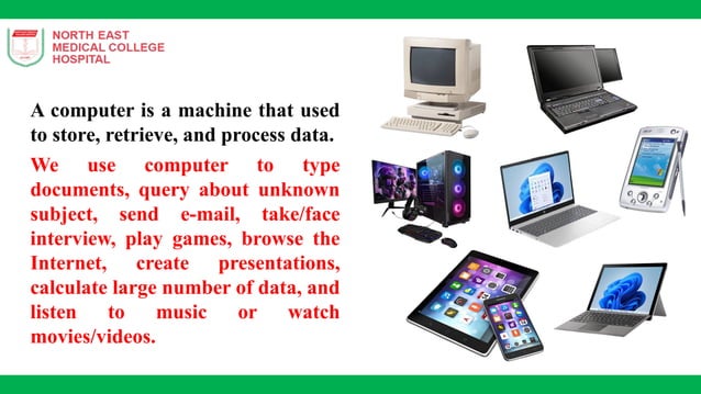 basic introduction to computer and its parts | PPTX