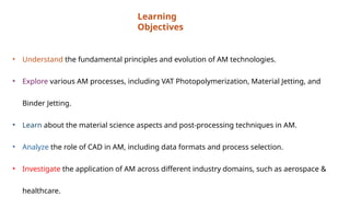 Module 2: Additive Manufacturing: Extrusion-Based AM Processes & Sheet ...