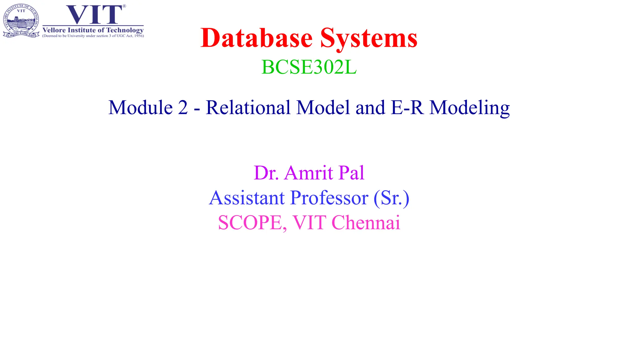 Module 2. Relational Model and E-R Modeling.pdf