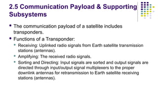 Spacecraft technology - Satellite communication | PPTX