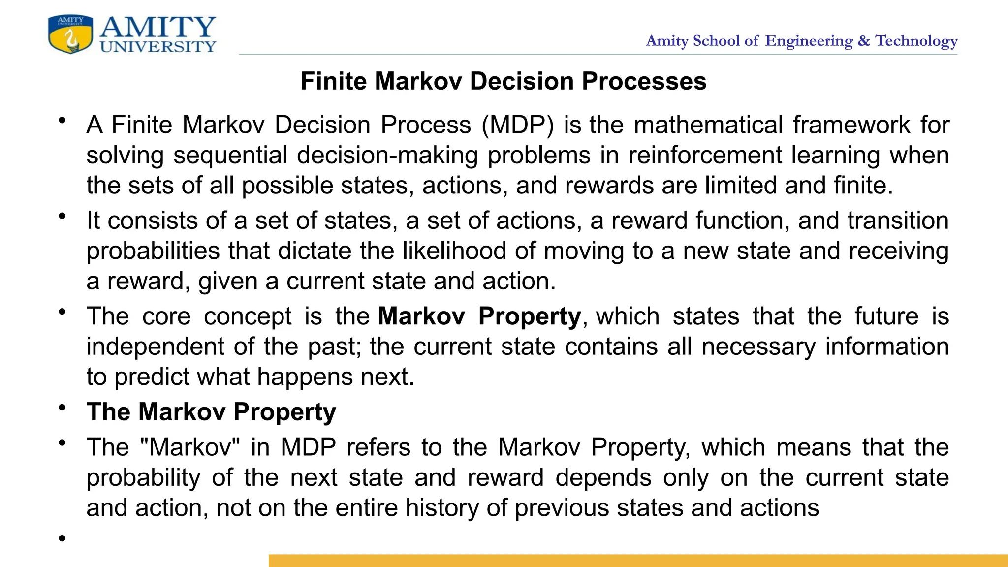 module 2.2.pptx reinforcement learnning amity university mp | PPTX