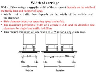 Geometric Design and Pavement Construction in Highway Engineering | PPTX