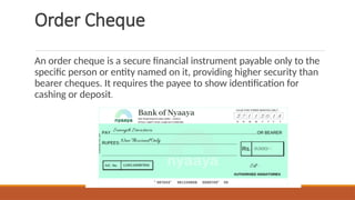 Comprehensive Guide to Cheques, Promissory Notes, and Financial ...