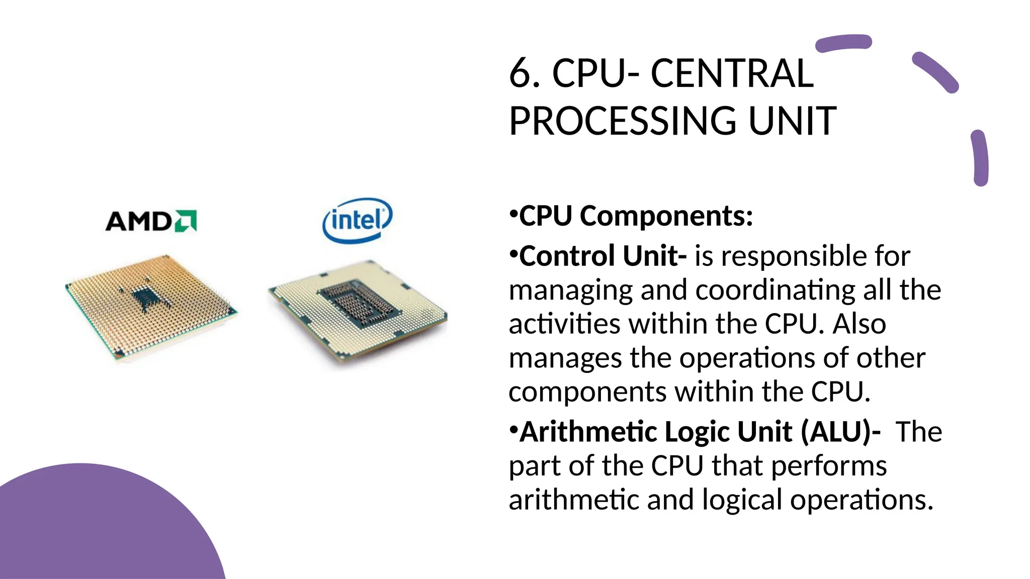 Parts of the motherboard and types of computers | PPTX