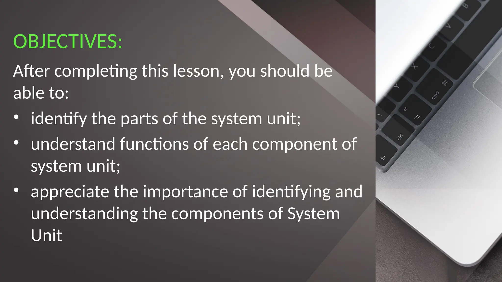 Parts of the motherboard and types of computers | PPTX