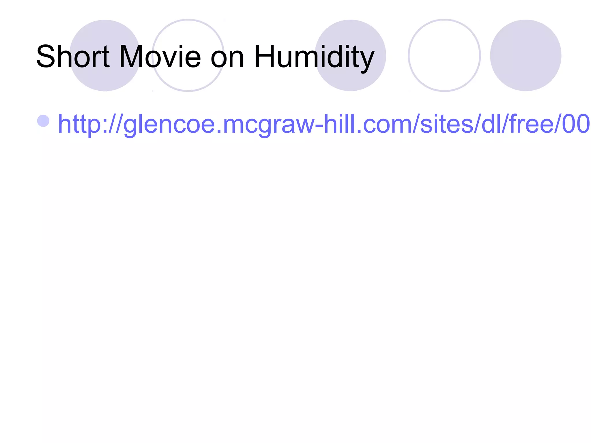 Module 2 air and humidity intro | PPT | Weather | Science
