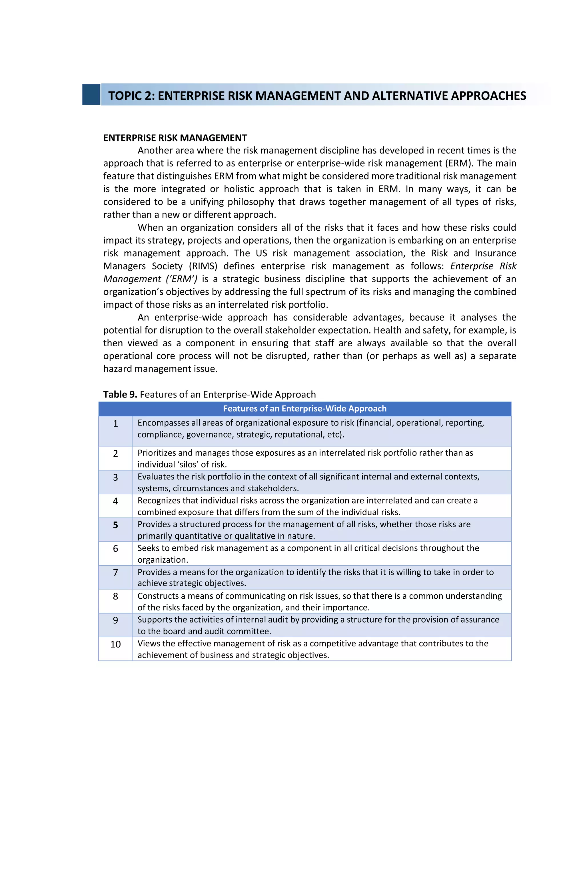 Module 2 - Approaches to Risk Management.pdf