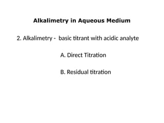MODULE 2-AQUEOUS & NON-AQUEOUS TITRIMETRIC ANALYSIS.pptx