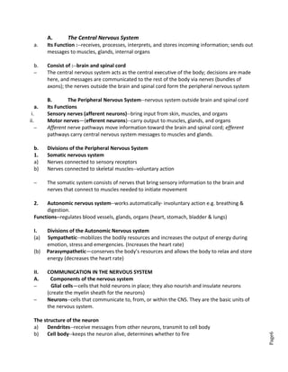 Module 2 biological bases of behaviour | DOC