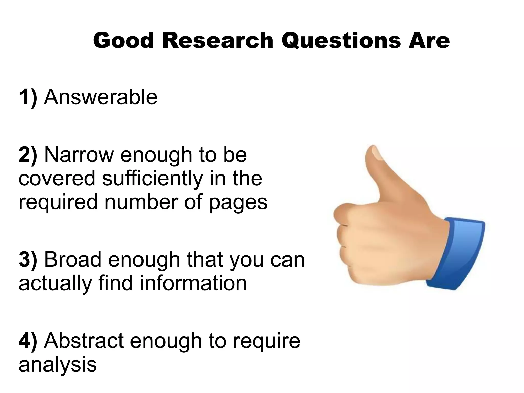 Choosing a Research Topic | PPTX