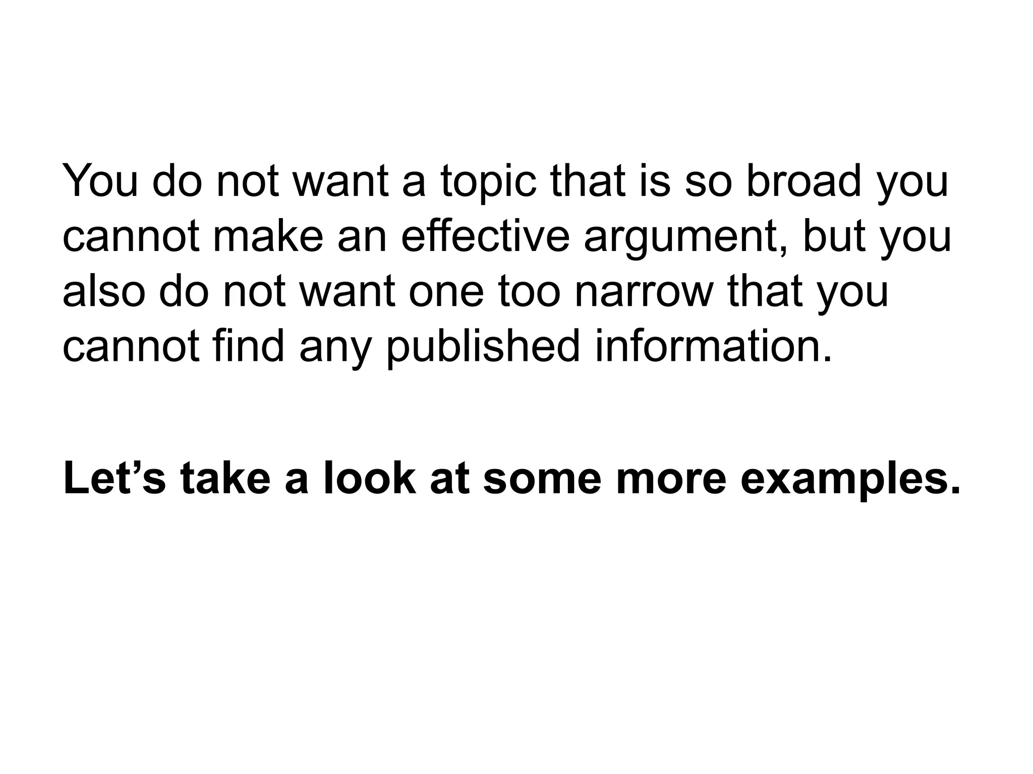 Choosing a Research Topic | PPTX | Educational Assessment | Education