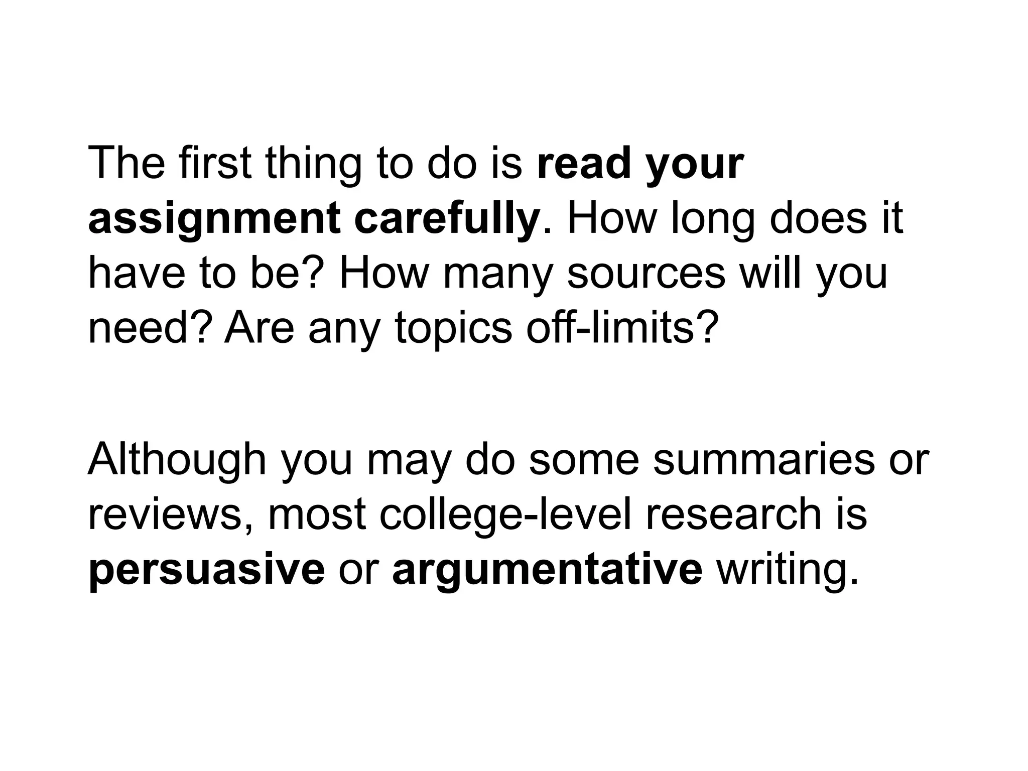 Choosing a Research Topic | PPTX