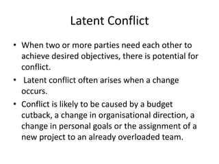 Module 2 --conflict management part 1 | PPTX