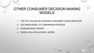 Unit 2- Consumer decision making and motivation.ppt