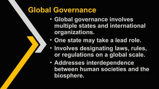 CONTEMPORARY WORLD: THE STRUCTURES OF GLOBALIZATION, GLOBAL GOVERNANCE ...