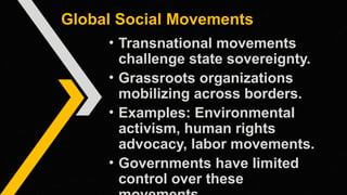 CONTEMPORARY WORLD: THE STRUCTURES OF GLOBALIZATION, GLOBAL GOVERNANCE ...