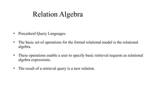 DBMS - Relational Model, Relational Table | PPTX