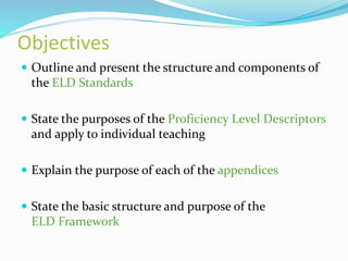 Module 2: ELD Standards | PPTX | Education