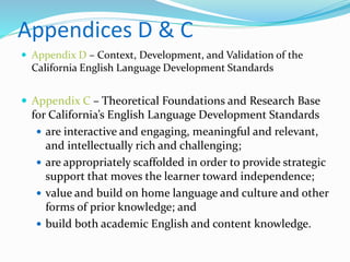 Module 2: ELD Standards | PPTX | Education