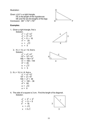 Module 2 geometric relations | PDF
