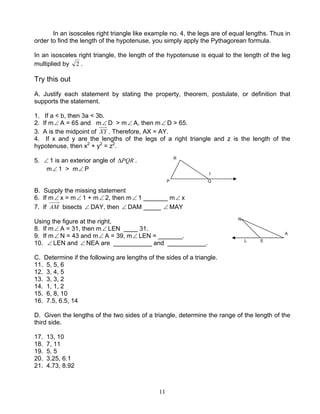 Module 2 geometric relations | PDF