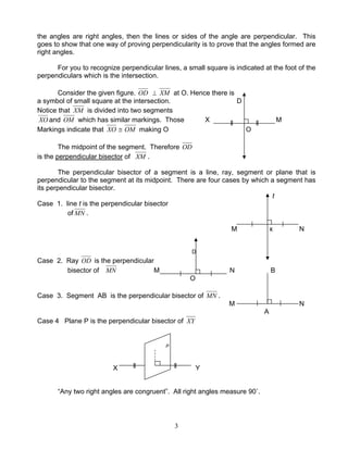 Module 2 geometric relations | PDF