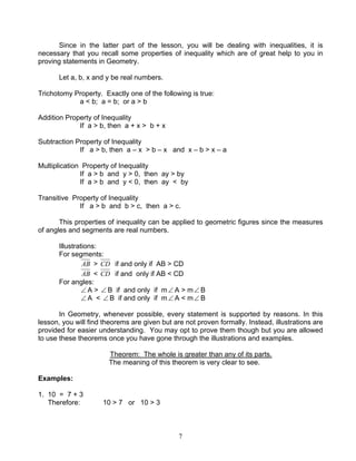 Module 2 geometric relations | PDF