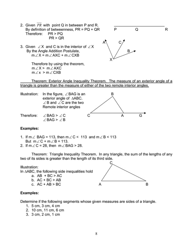 Module 2 geometric relations | PDF