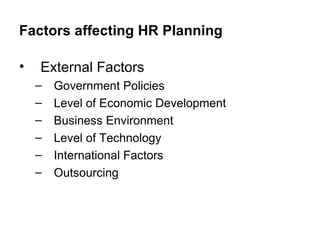 Module 2 hr planningg | PPT