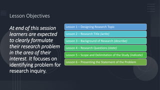 Module 2 - Inquiry Identificatio and Problem Statement.pptx
