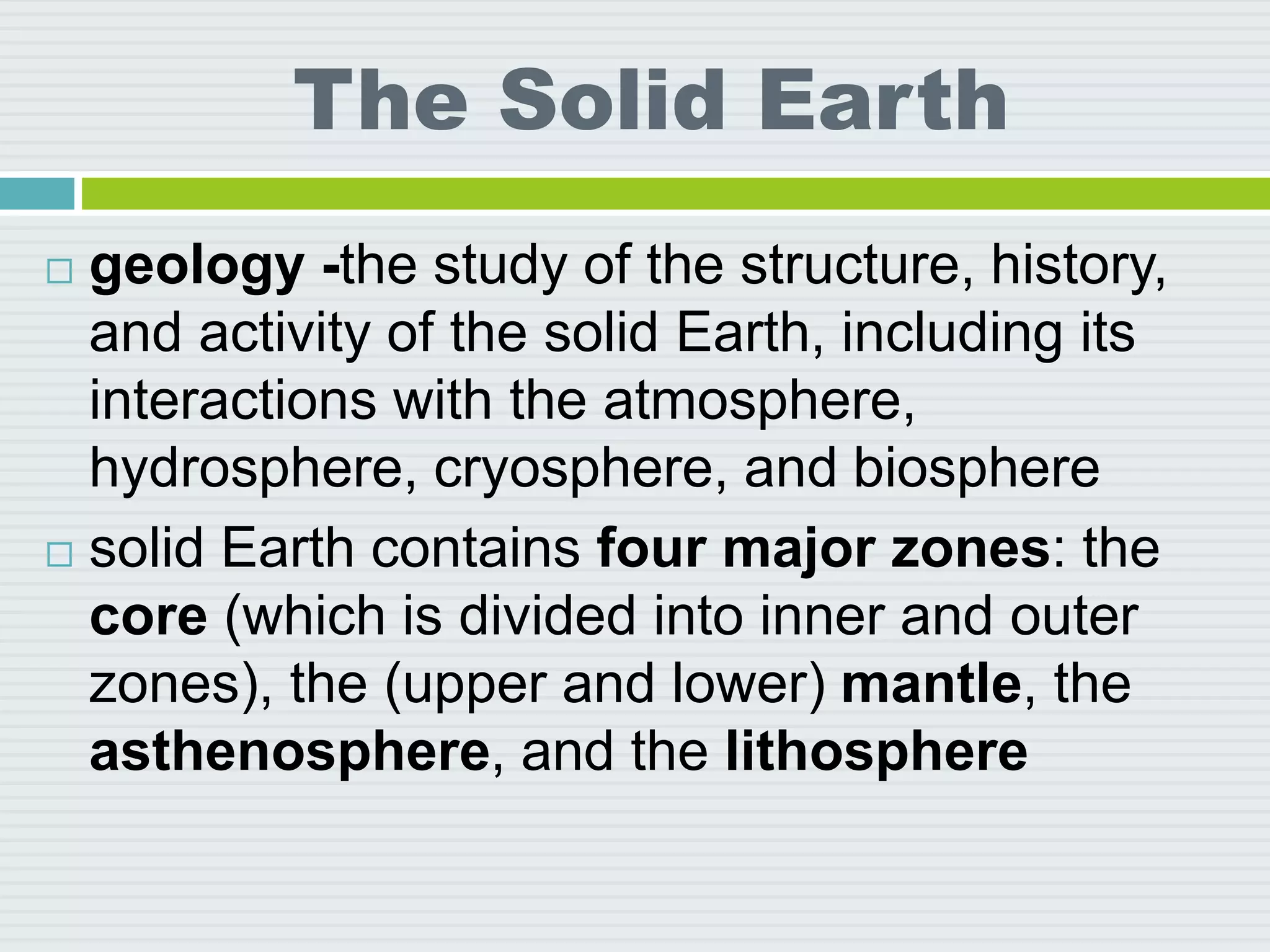 Module 2: Earth's Interior | PPTX