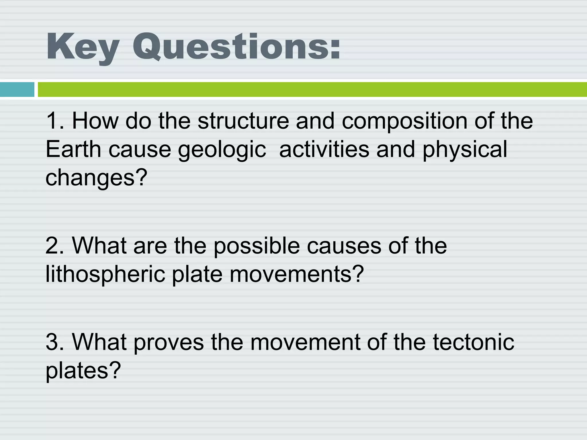 Module 2: Earth's Interior | PPTX