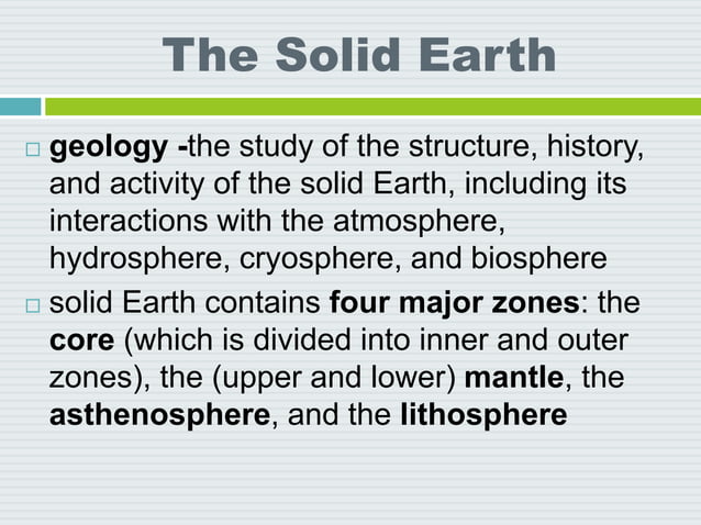 Module 2: Earth's Interior | PPTX