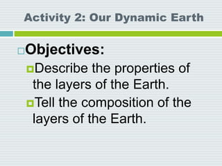 Module 2: Earth's Interior | PPTX