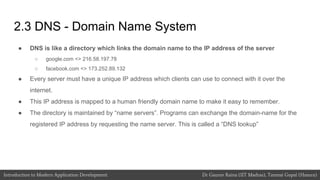 Module 2 introduction to a web-app | PDF