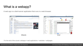 Module 2 introduction to a web-app | PDF