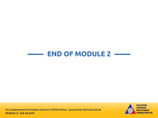 MODULE 2 - JOB SEARCH | PPTX