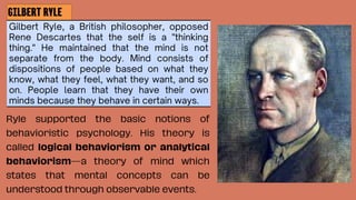 Lesson 2: Philosophical Perspective of the Self | PDF