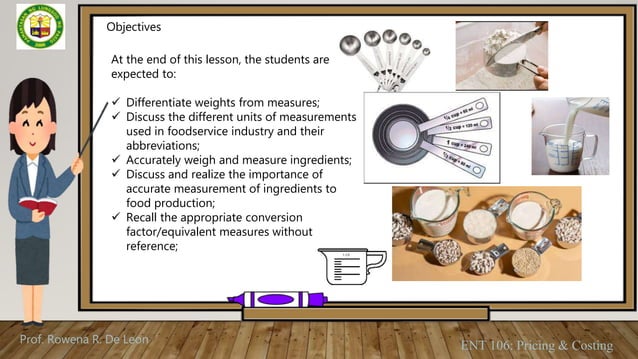 Module 2 lesson 2 weights and measures | PPTX | Food Industry | Industries