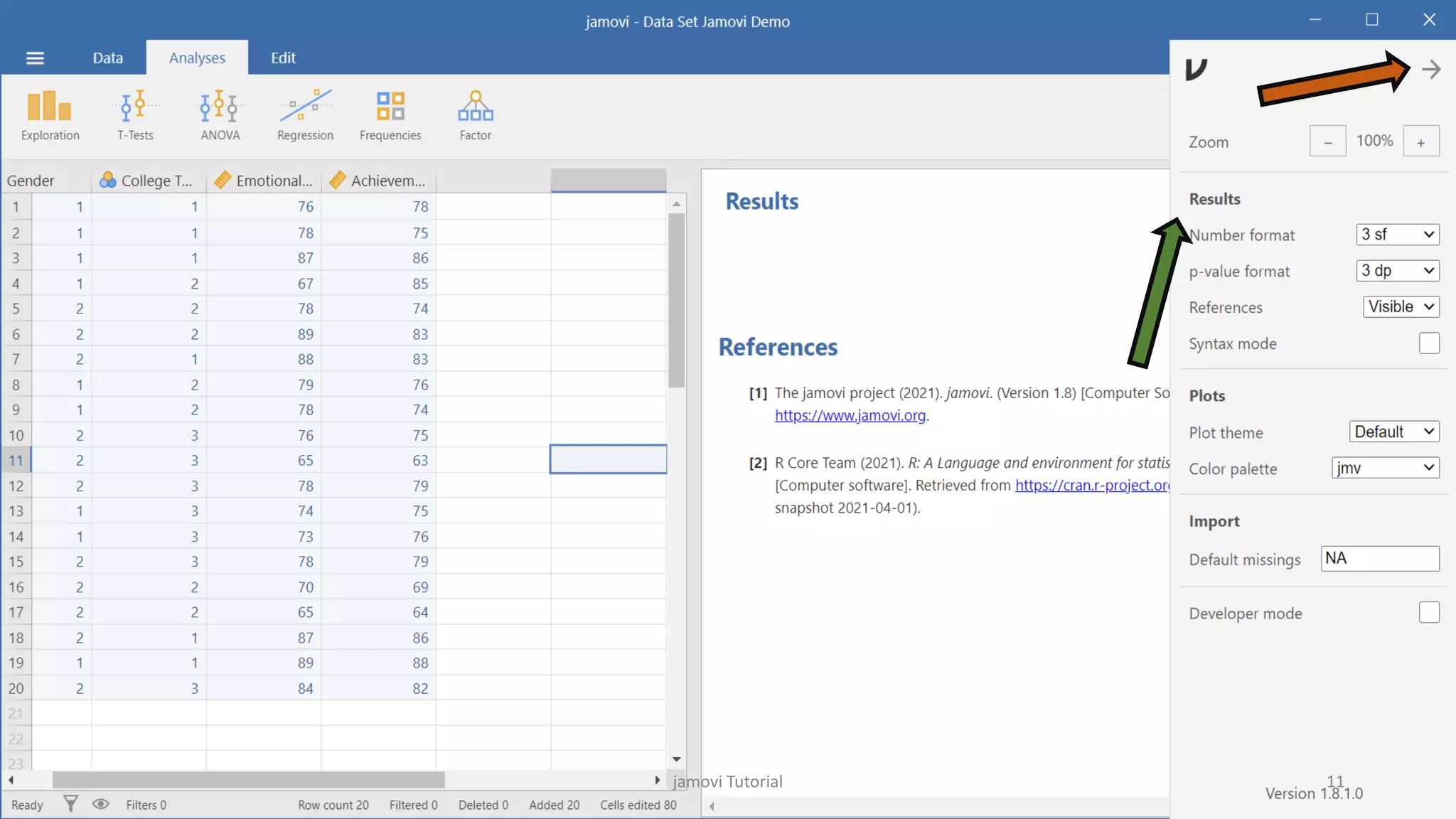 Module 2 - Open jamovi and Overview the menu bars | PDF