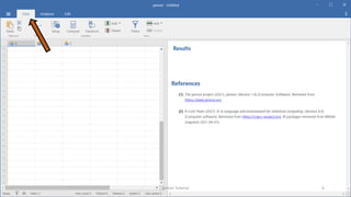 Module 2 - Open jamovi and Overview the menu bars | PDF